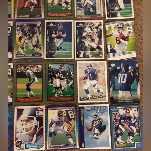Topps | Other | 56 New York Giants Football Cards With Saquon Barkley ...